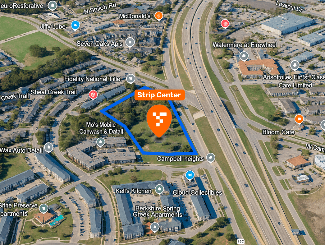 Construcción Strip Center Dallas